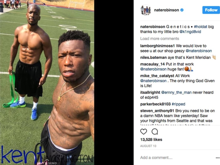 9 Times Nate Robinson Lit Up Instagram With His Shredded, Shirtless Photos
