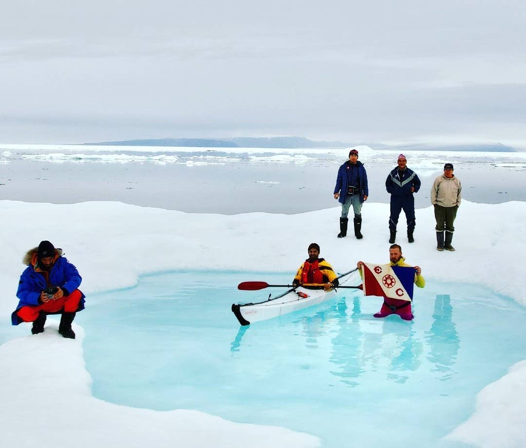 First Swim Across Nare Strait Exposes Climate Change Impacts