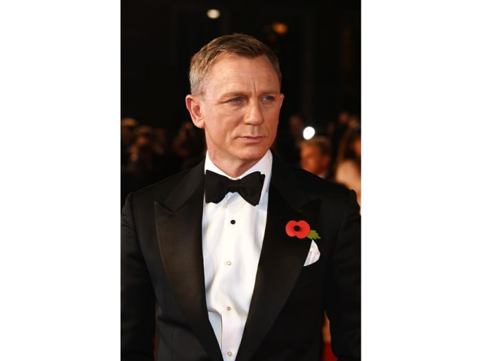 Daniel Craig as James Bond in Casino Royale, Quantum of Solace, Skyfall ...