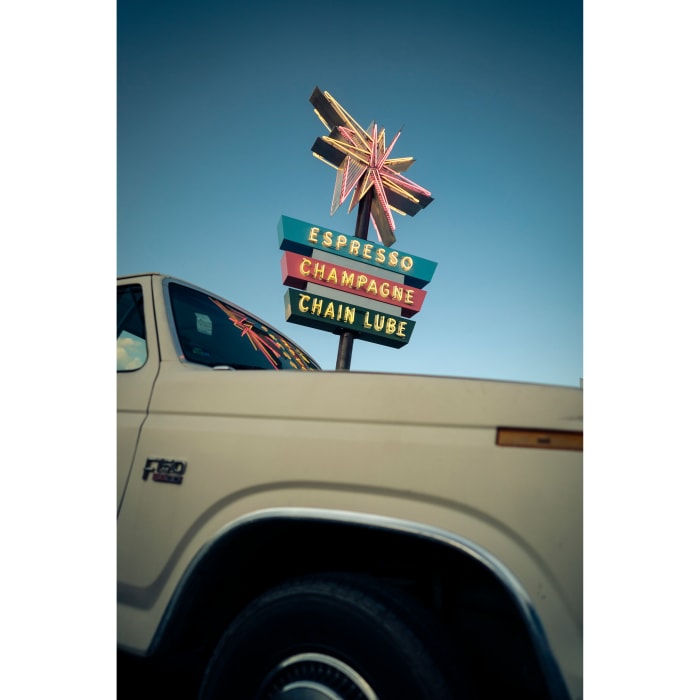 The Meteor Is the Coolest Bike-Coffee-Champagne Shop in Austin