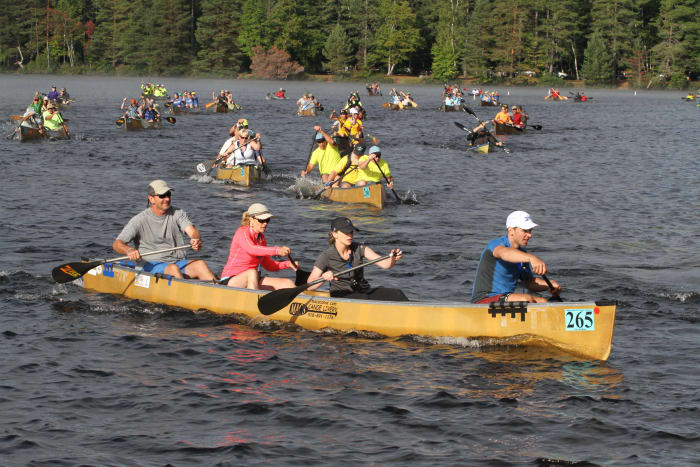 Over 600 paddlers tackle Adirondack Canoe Classic