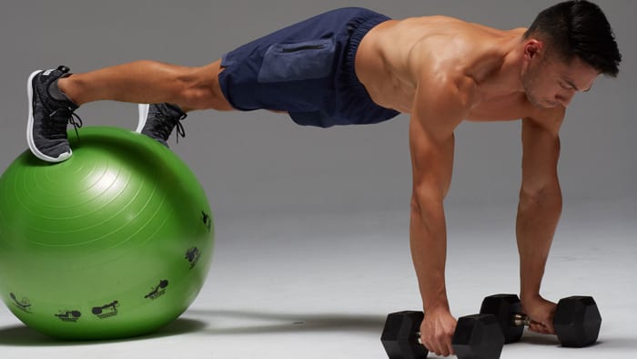 This Stability Ball Workout Strengthens Weak Spots and Improves Balance ...