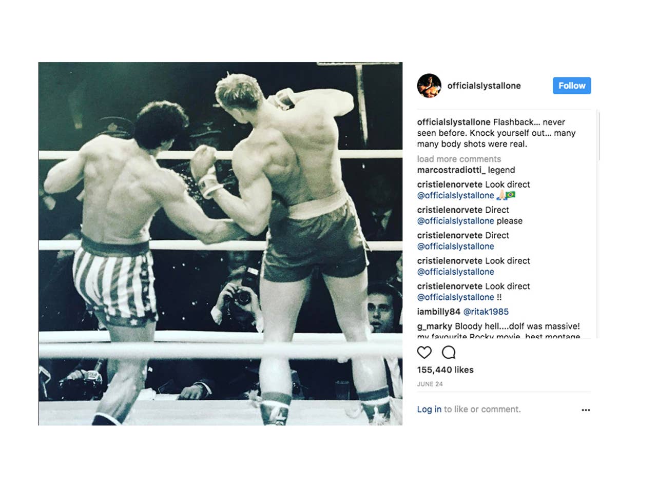 Photo Gallery: Sylvester Stallone Reveals Never-before-seen 'Rocky ...