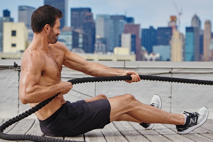 How to Do the Seated Rope Pull, the Ultimate Upper-Body Exercise