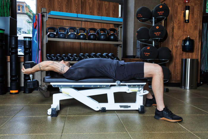 How to Do a Dumbbell Pullover - Men's Journal