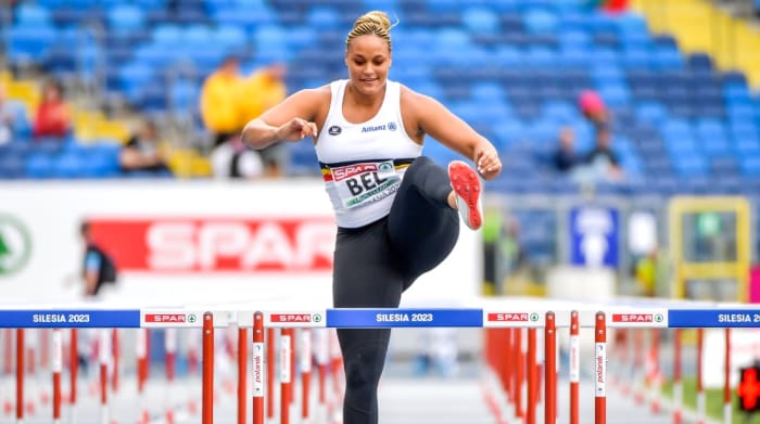 Belgium Shot Putter Runs Hurdles to Prevent Disqualification