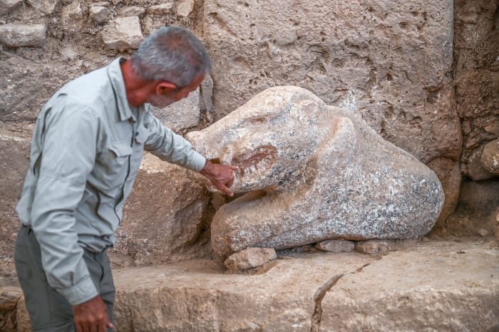 Archaeologists Unearth 11 000 Year Old Statue Clutching Its Own Penis
