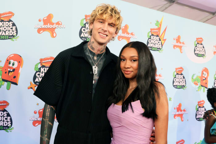 Machine Gun Kelly Makes Rare Public Appearance With Teen Daughter Casie