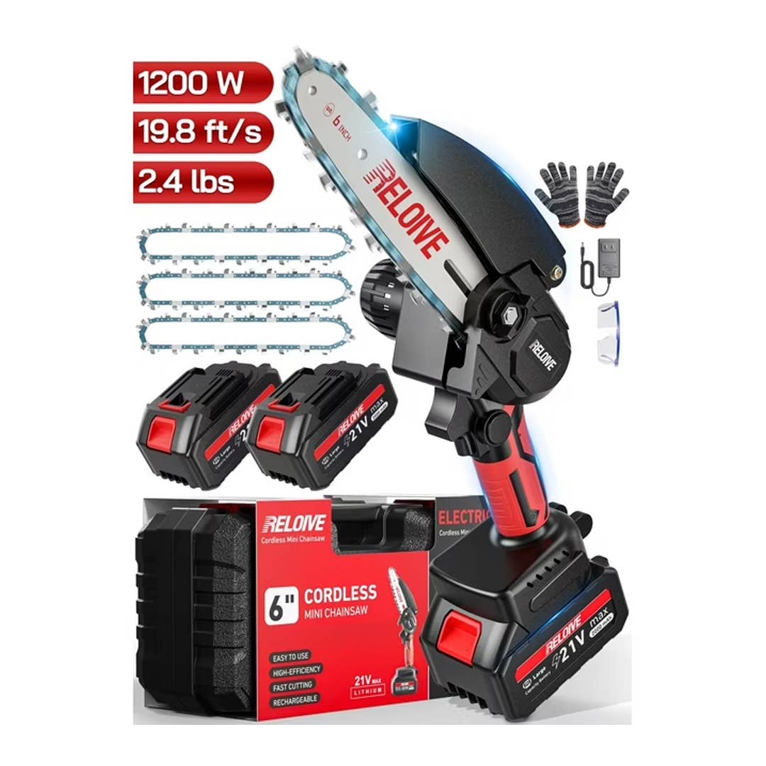 Walmart Is Selling This $90 Mini Chainsaw for Just $35