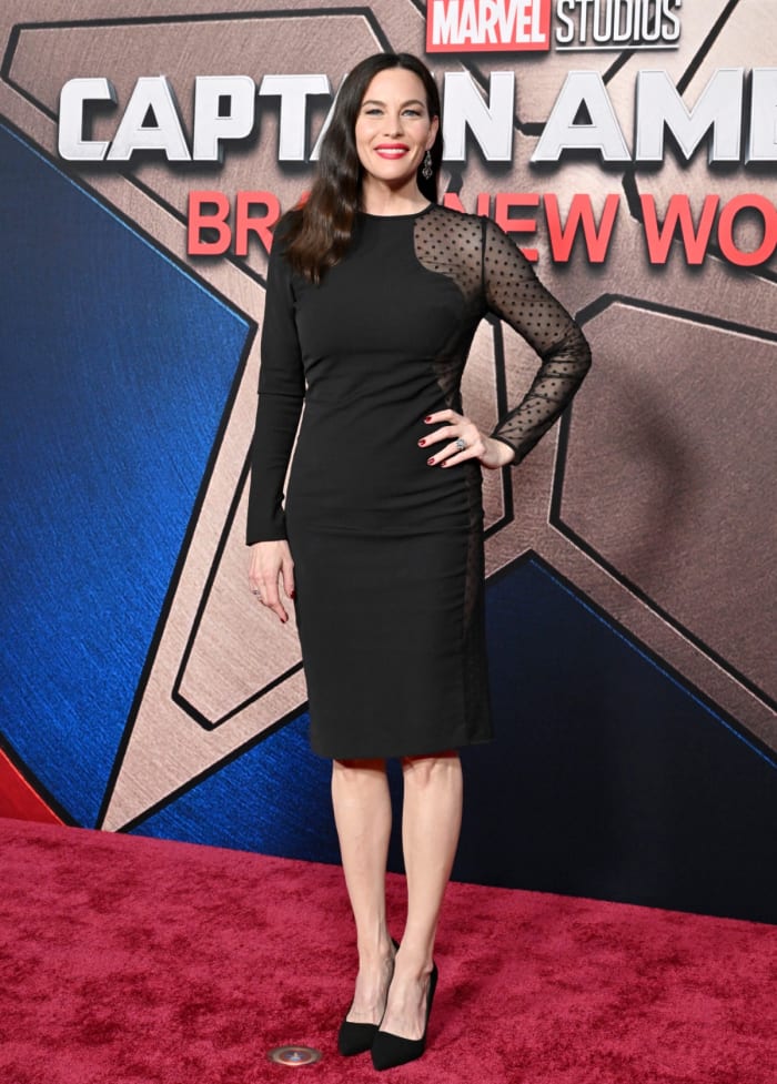 Liv Tyler Hits Red Carpet at ‘Captain America’ Premiere