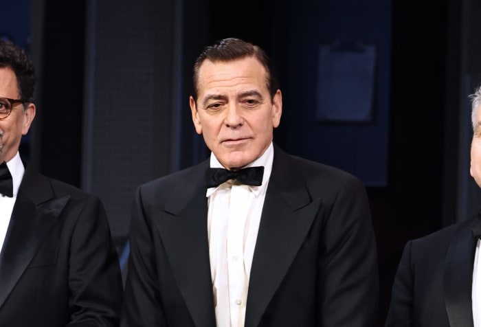 George Clooney Looks Totally Unrecognizable in Broadway Debut