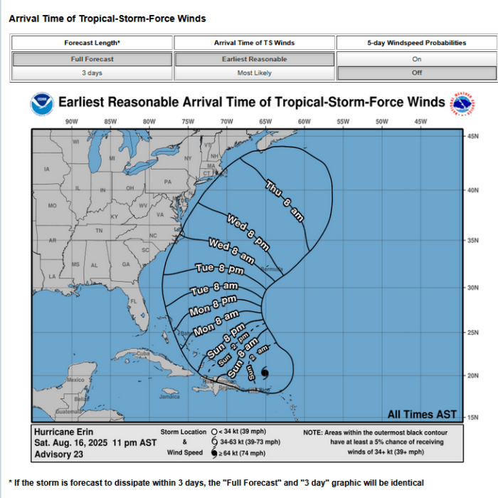 Hurricane Erin Spaghetti Models & Live Tracker: Where Will the Storm Hit?
