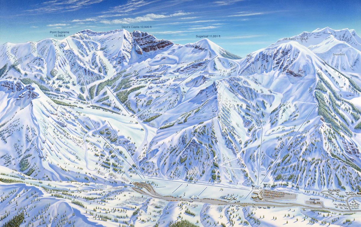 Ski Map Legend Compiles Book of 200 Hand-Painted Resort Trail Maps