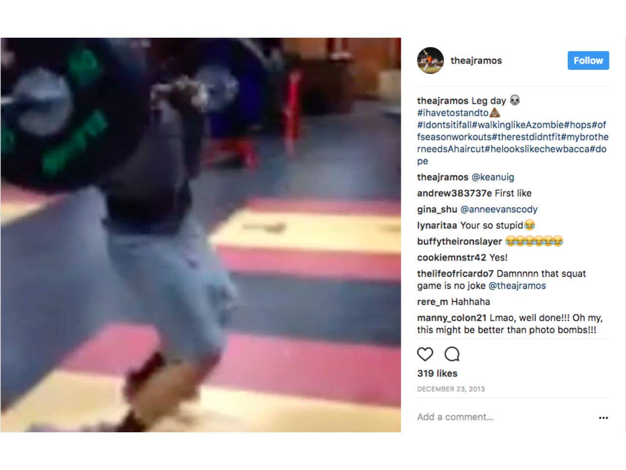 MLB Pitcher A.J. Ramos Training, Strong, Shredded, His Best Workout Posts
