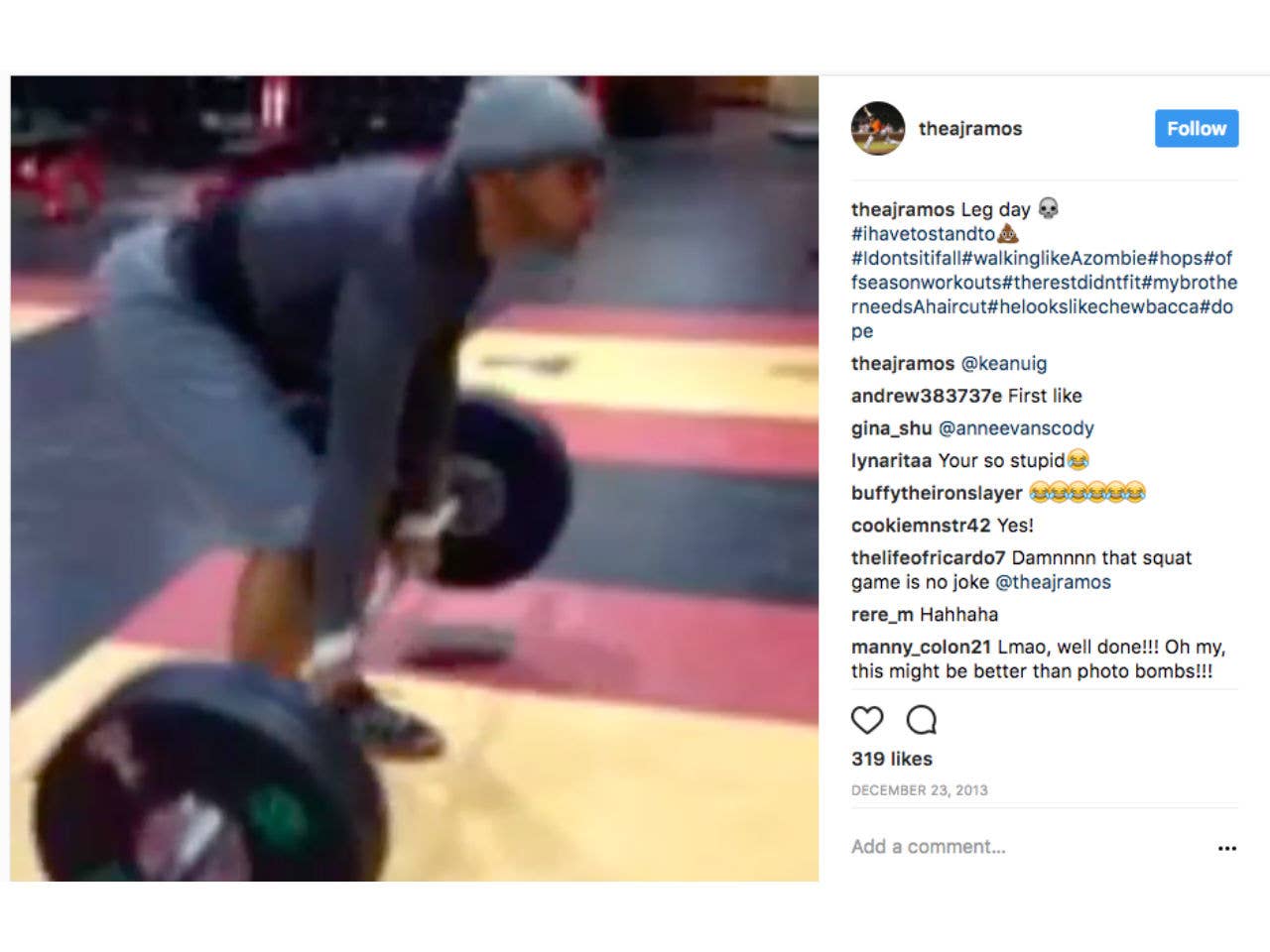 MLB Pitcher A.J. Ramos Training, Strong, Shredded, His Best Workout Posts
