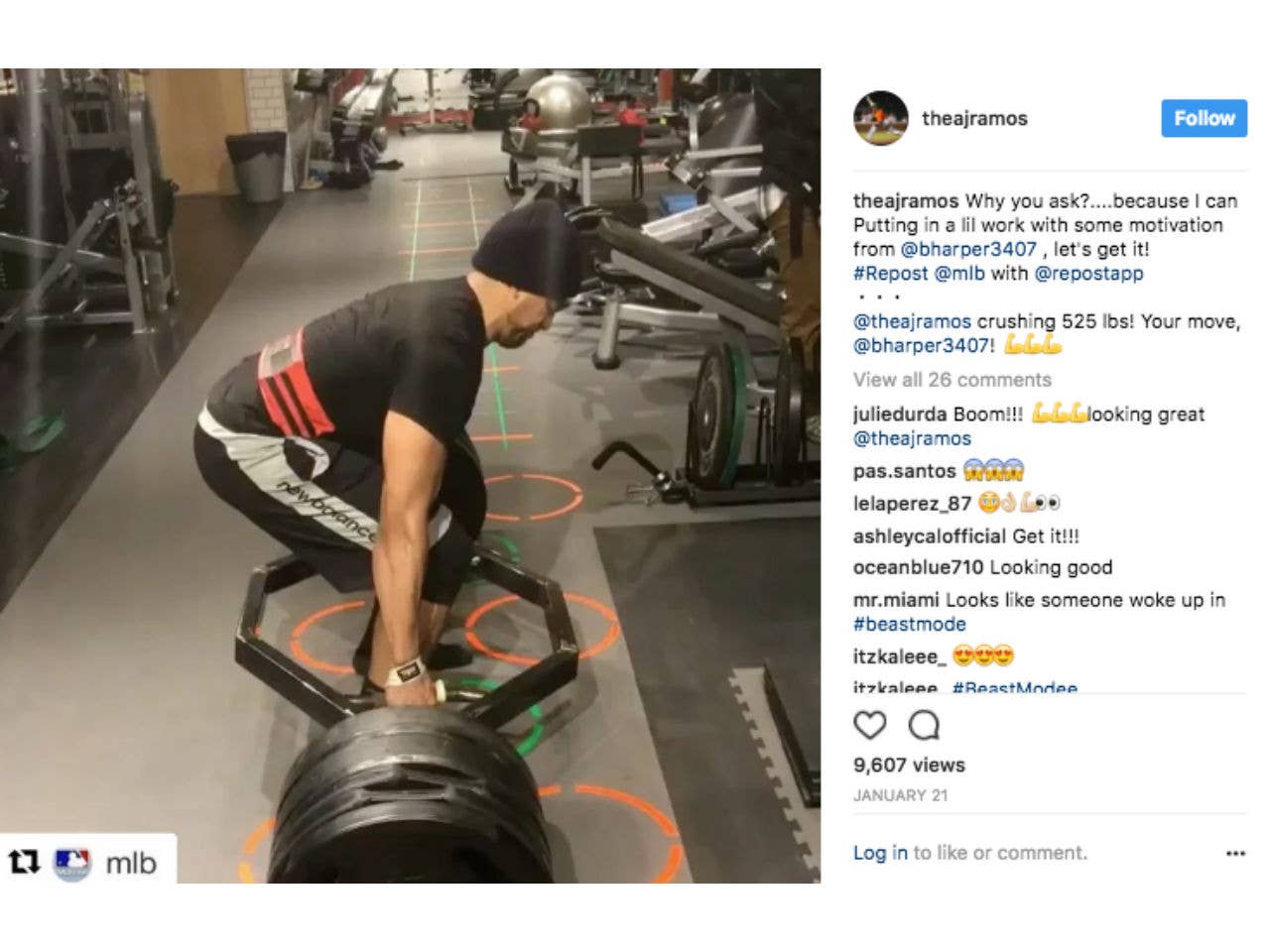 MLB Pitcher A.J. Ramos Training, Strong, Shredded, His Best Workout Posts