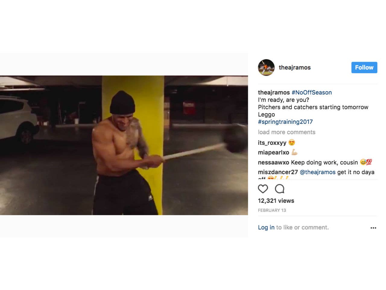 MLB Pitcher A.J. Ramos Training, Strong, Shredded, His Best Workout Posts