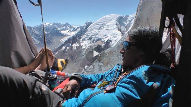 See Jimmy Chin and the 'Meru' Climbers' Campsite at 20,000 Feet