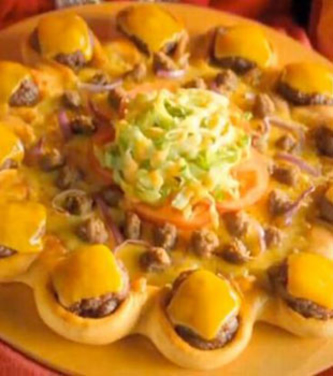 Pizza Hut Releases Cheeseburger-Ringed Pizza