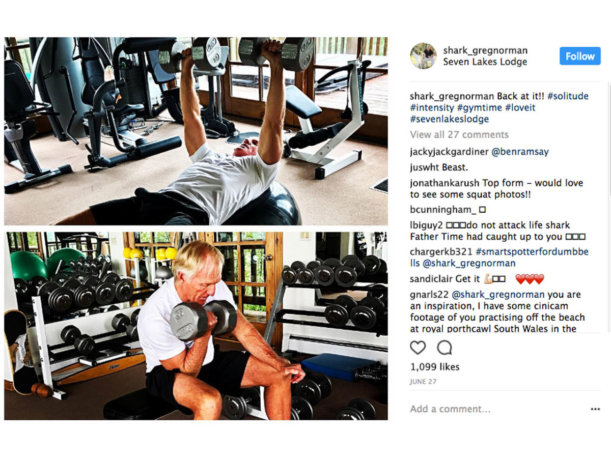 17 Times Greg Norman Proved He’s Fitter Than Ever After 60