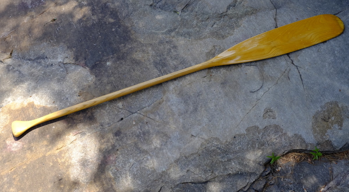 Live Wood: 5 one-piece hardwood canoe paddles