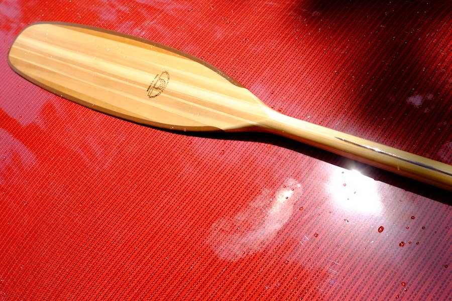 Live Wood: 5 one-piece hardwood canoe paddles