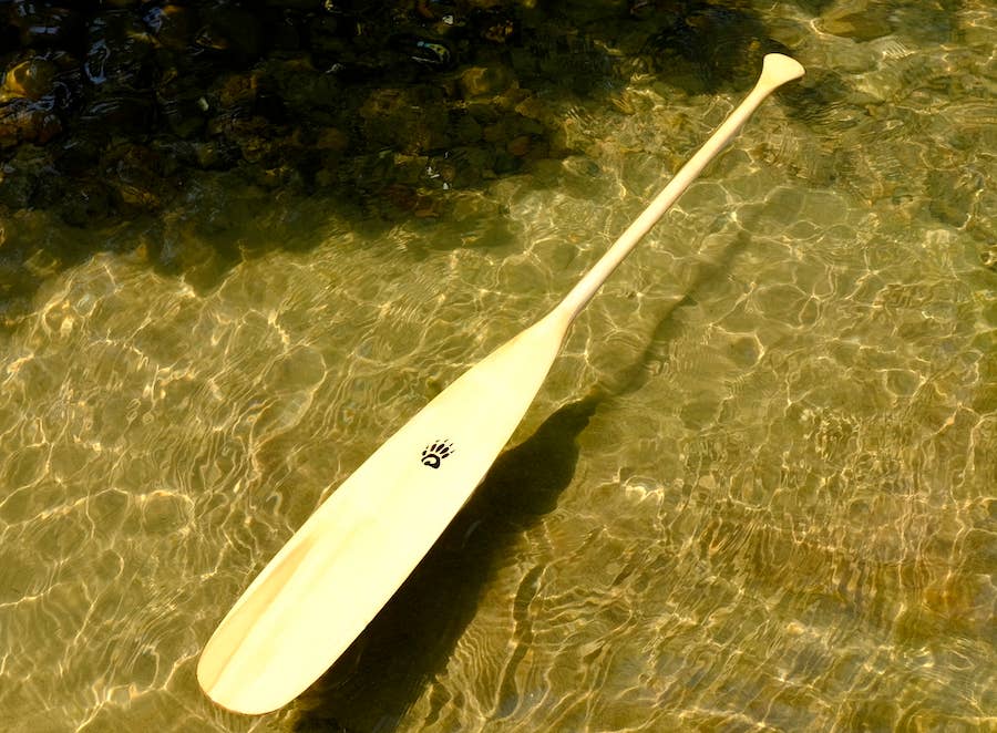 Live Wood: 5 one-piece hardwood canoe paddles