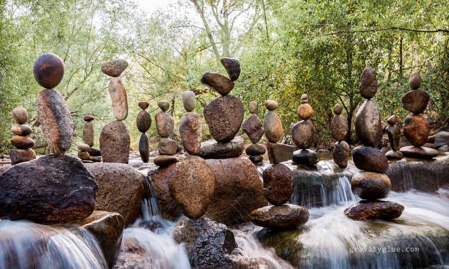 Rock piles become man’s meditative art
