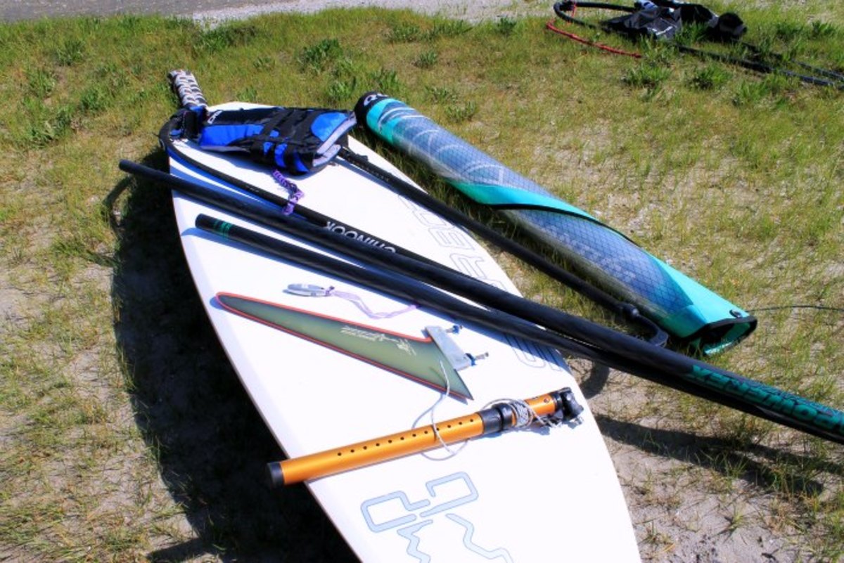 Setting up a windsurf board is easier than you think