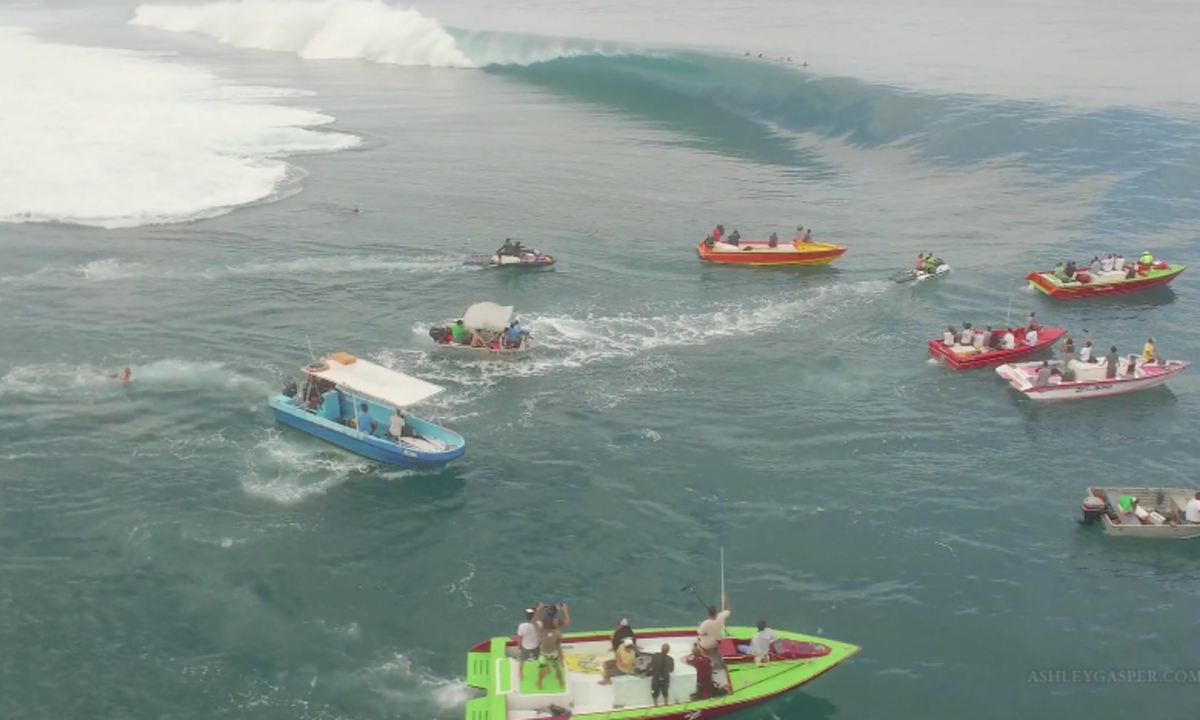 New video captures Teahupoo's raw power | GrindTV.com