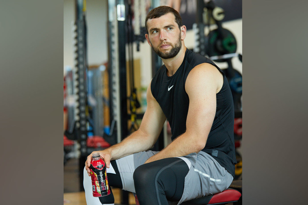 Andrew Luck Shirtless Workout Viral Pole Vaulter Anthony Ammirati