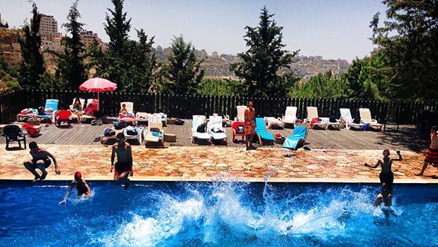 SnowBar Pool and Garden, Ramallah