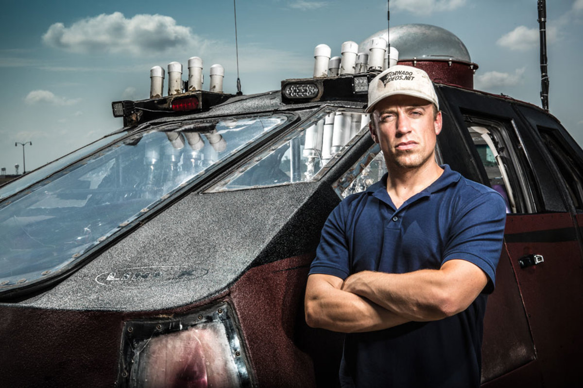 Go into the storm with tornado chaser Reed Timmer