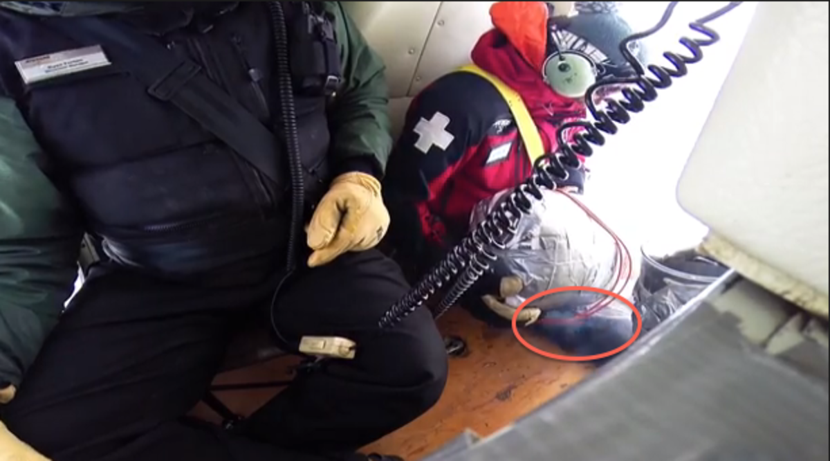 Lit bomb in helicopter just part of avalanche control