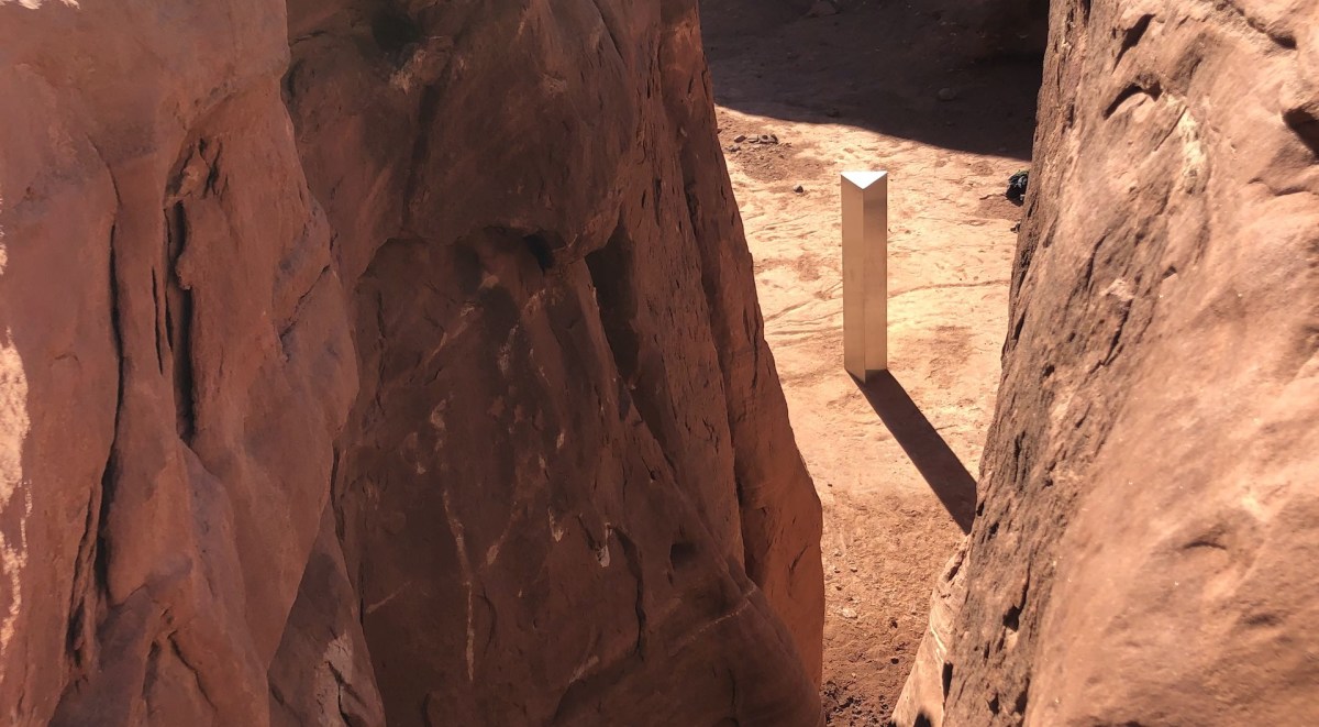 Utah's Mysterious Monolith Vanishes and Another Appears in Romania