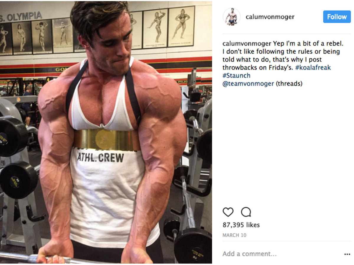 Photos: Meet Calum von Moger, Who Will Portray a Young Arnold Schwarzenegger - Men's Journal