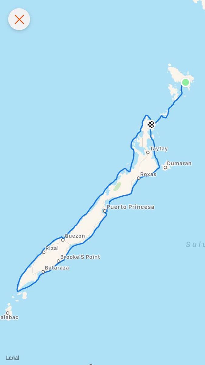 Circumnavigating Palawan, "the world's best island"