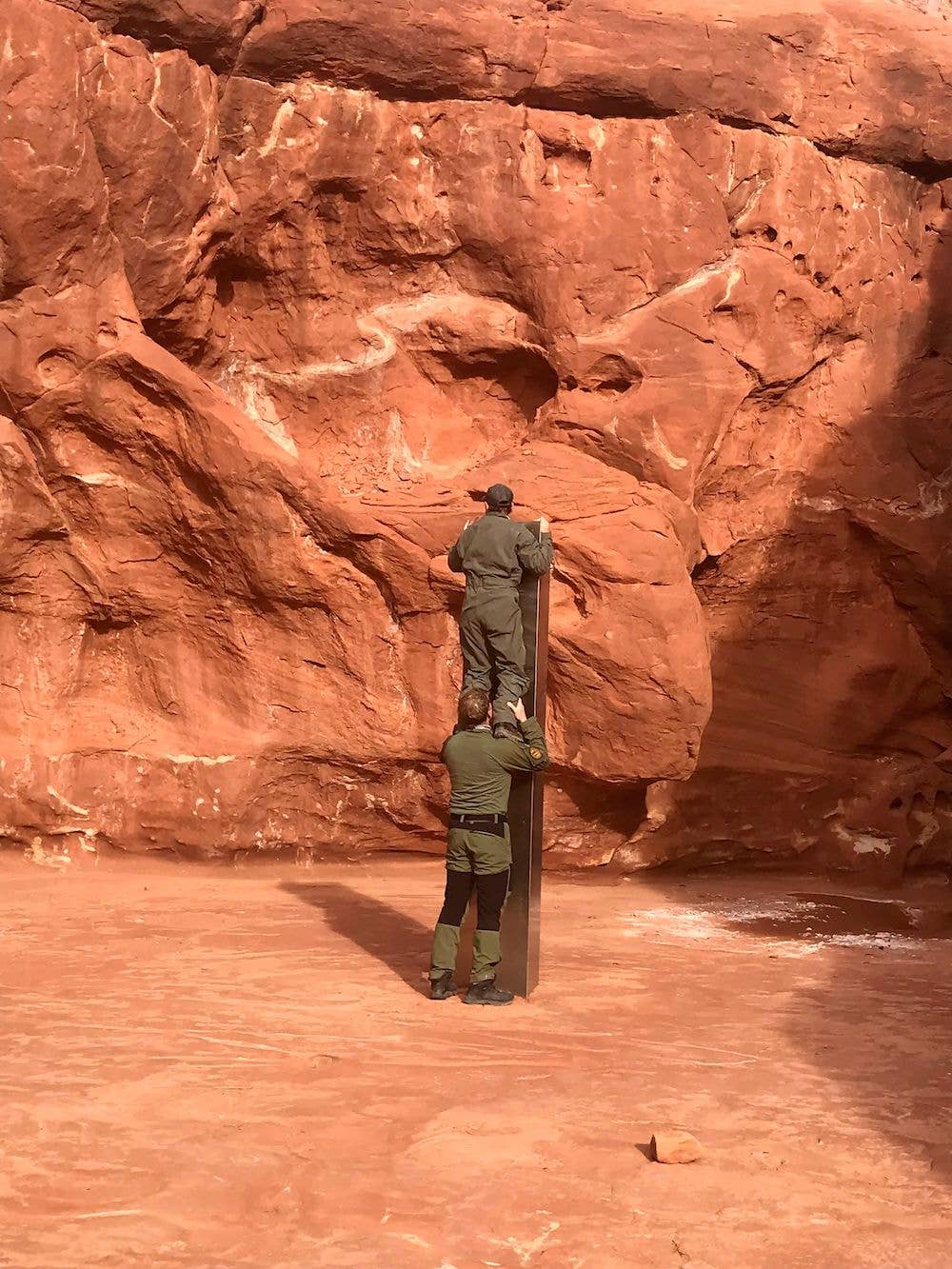 Mysterious Metallic Monolith Discovered in Remote Utah Canyon