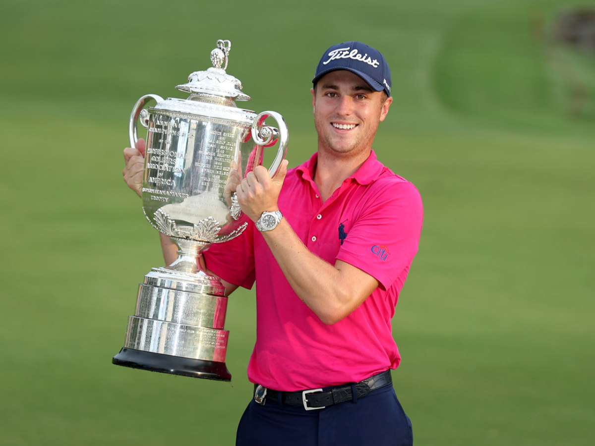 Golfer Justin Thomas Training For PGA Tour Win