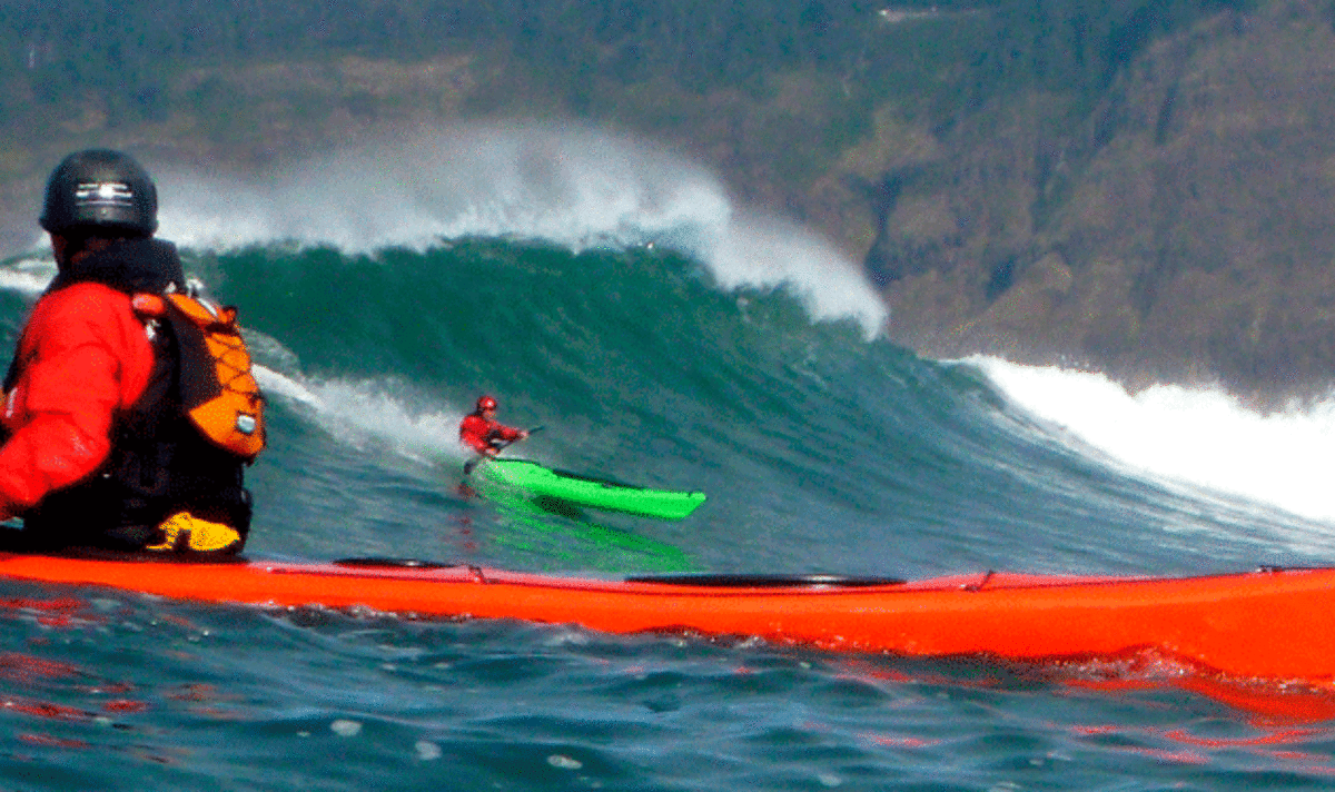 Biggest Wave Ever Surfed in a Sea Kayak?