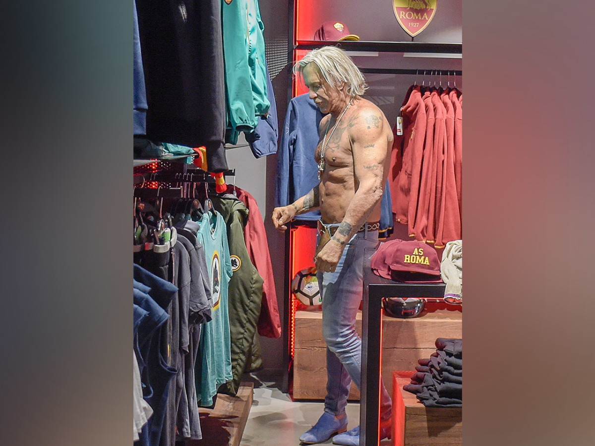 Photos: Mickey Rourke Still Insanely Shredded at 65