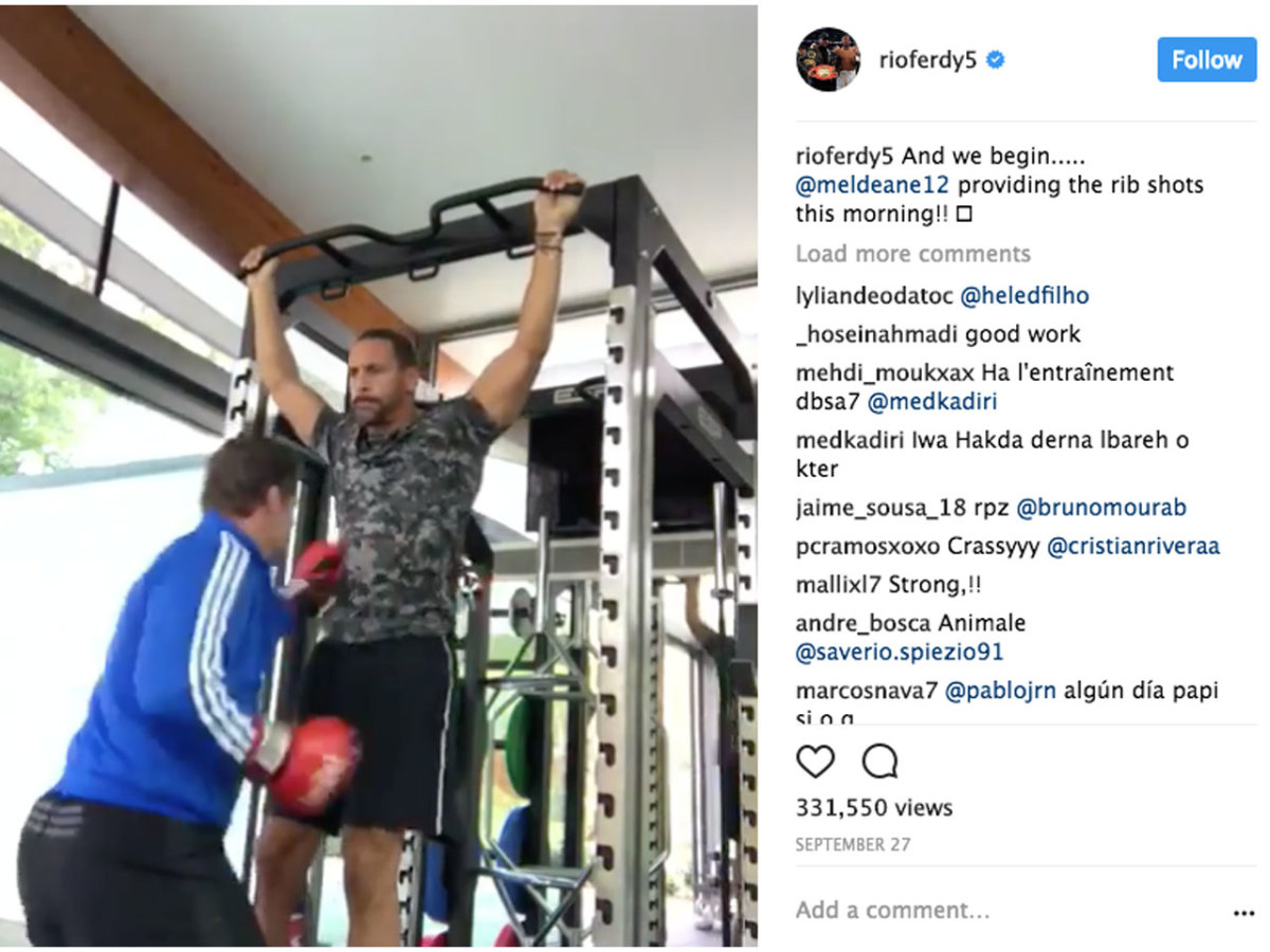 Rio Ferdinand's Major Boxing Body Transformation: See How He Trained for It