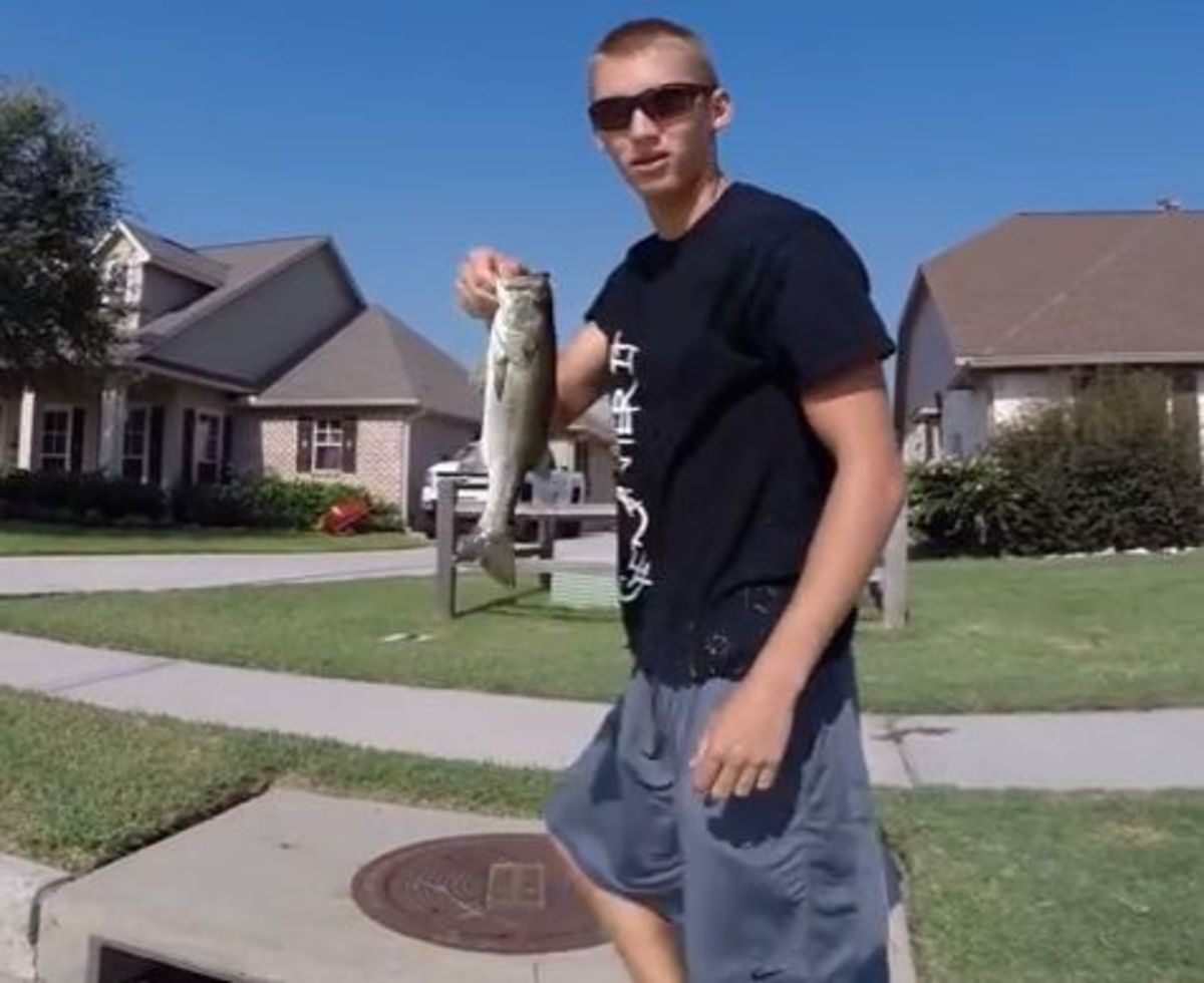 Sewer fishing: Can fishing get any crazier?