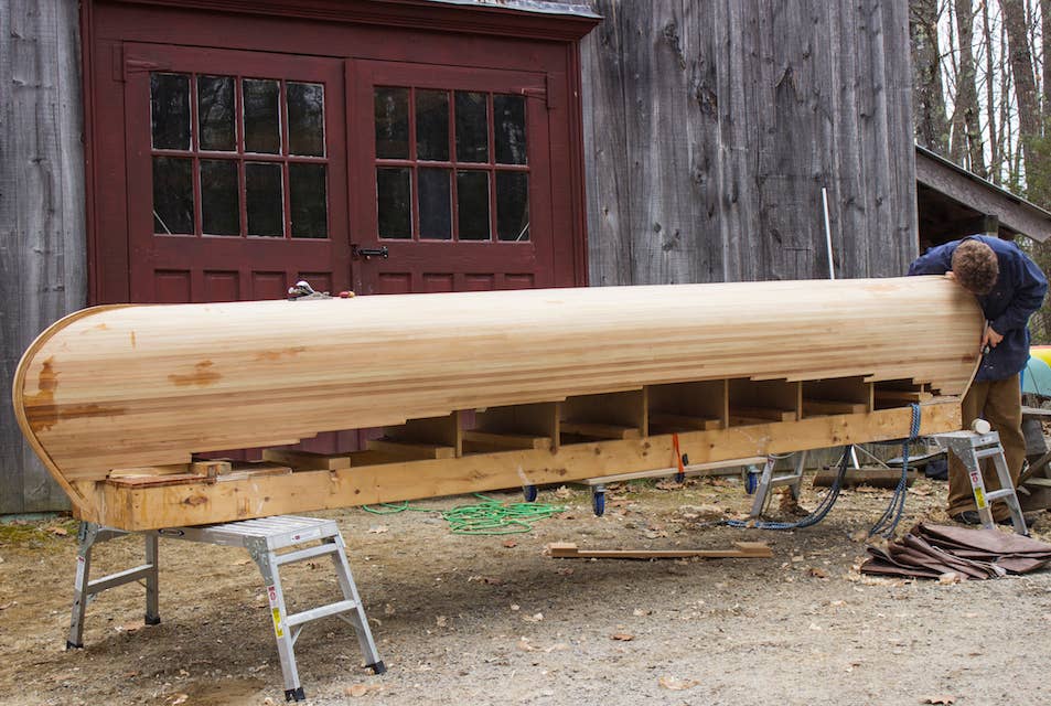 Photo Gallery: Building a Cedar Strip Canoe