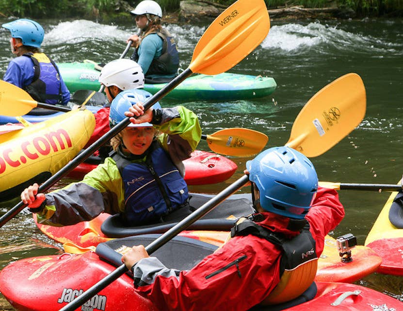 How to Paddle Whitewater with Kids