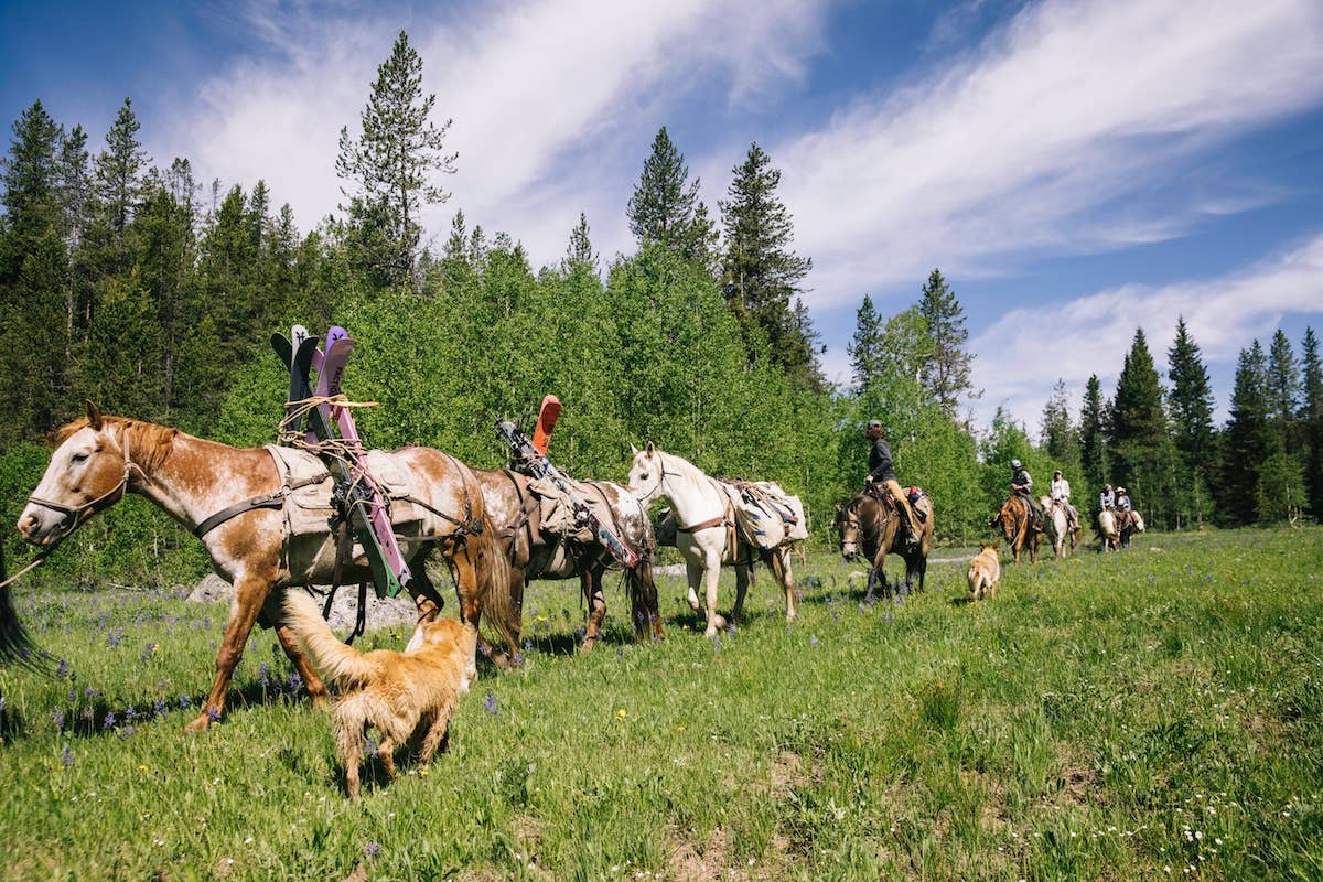 A Horse-Packing Ski Adventure into Wyoming Wilderness | Men's Journal