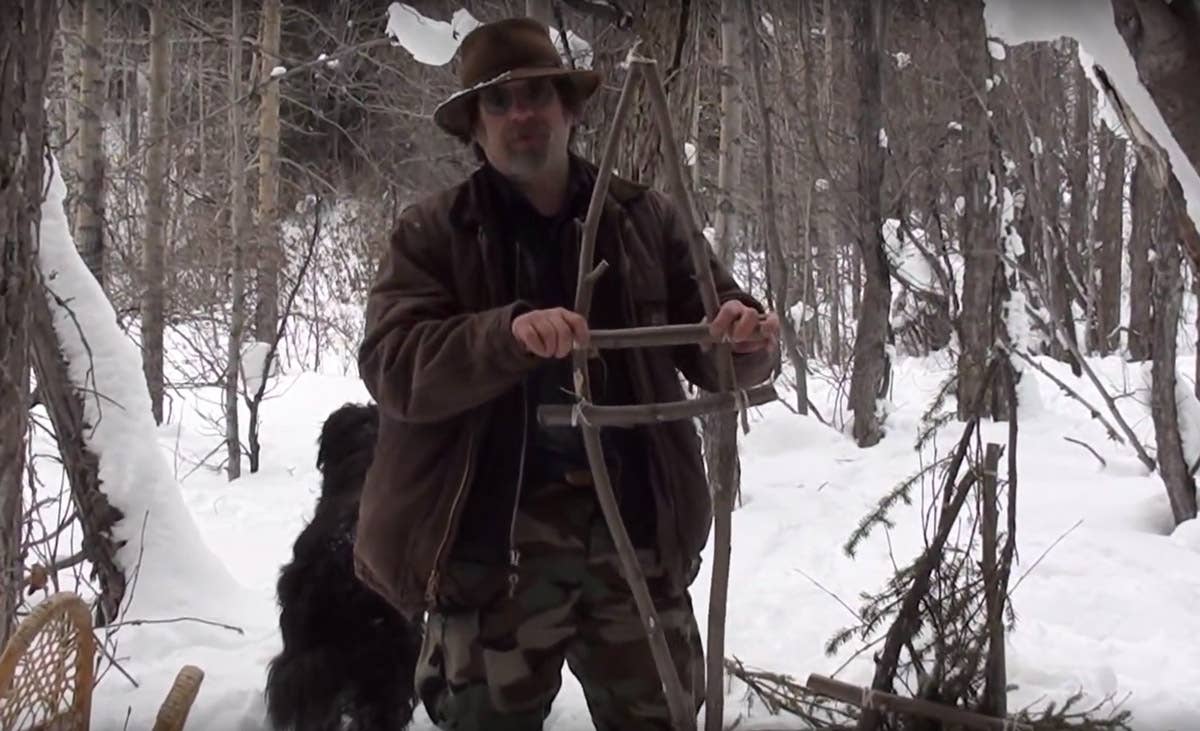 How to make simple snowshoes while off the grid