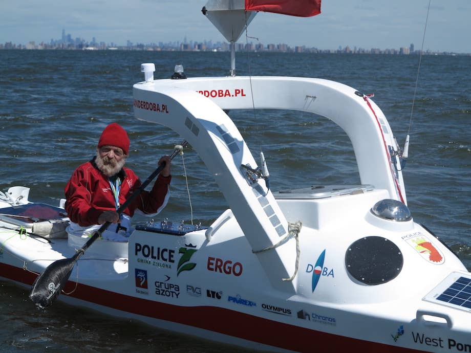 Septuagenarian Aleksander Doba is Kayaking the Atlantic, Again