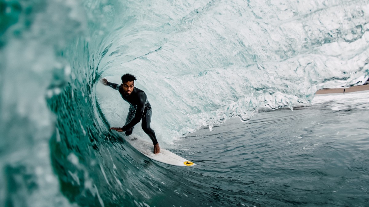 Black Pro Surfer Hunter Jones' Fight For Diversity in the Water