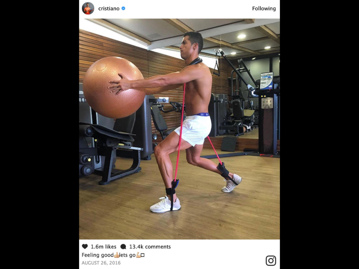 Cristiano Ronaldo’s 21 Most Shredded Instagram Workout Photos - Men's ...